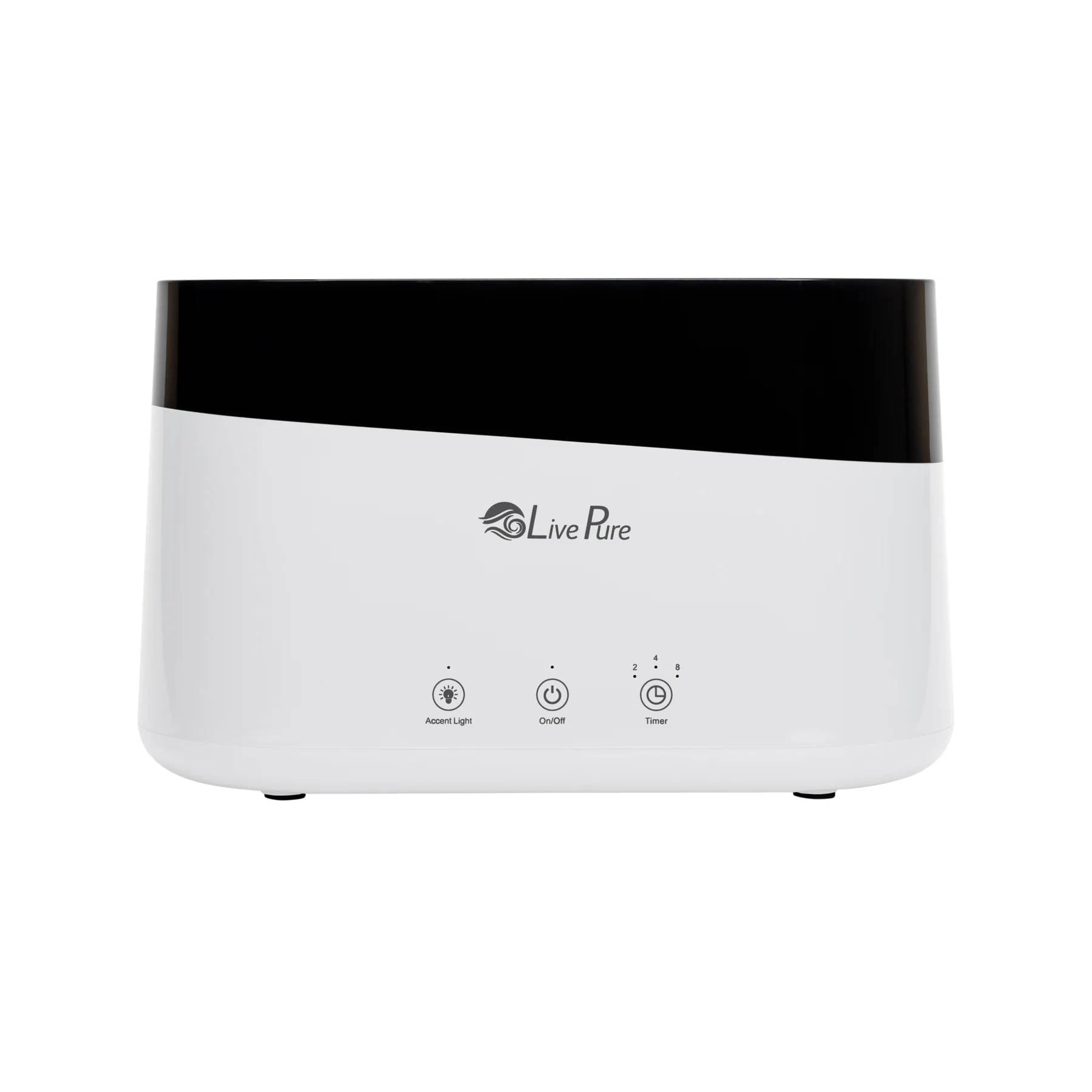 LivePure LP300HUM Aqua Flame Ultrasonic Humidifier - White Sale $69.99
