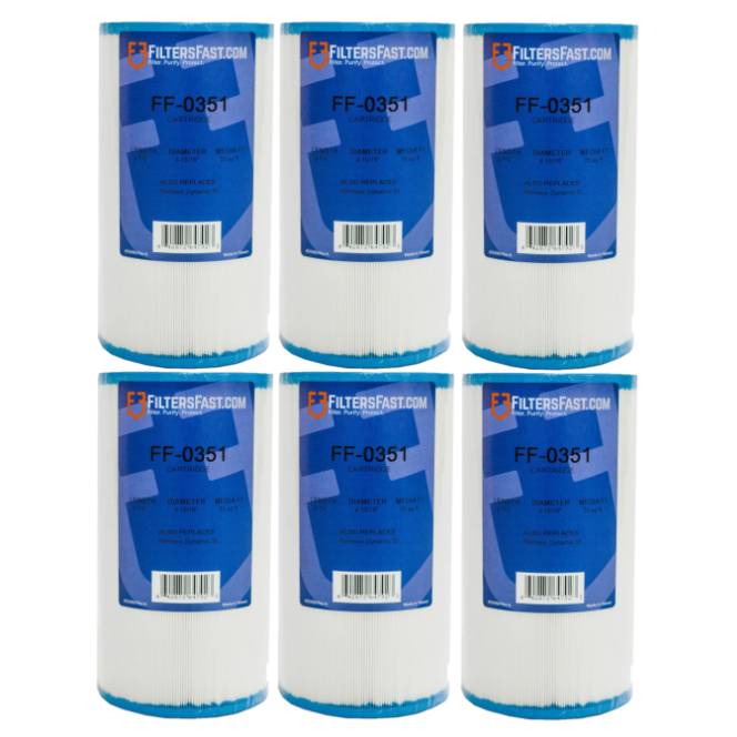 Filters Fast® FF-0351 Replacement Pool & Spa Filter Cartridge -6-Pack